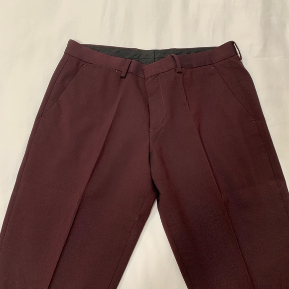 Express | Pants | Express Burgundy Dress Pants | Poshmark